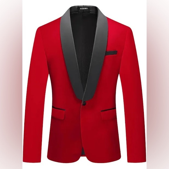 jf j.ferrar | Suits & Blazers | Nwt Mens 4 Long J Ferrar Red Velvet ...